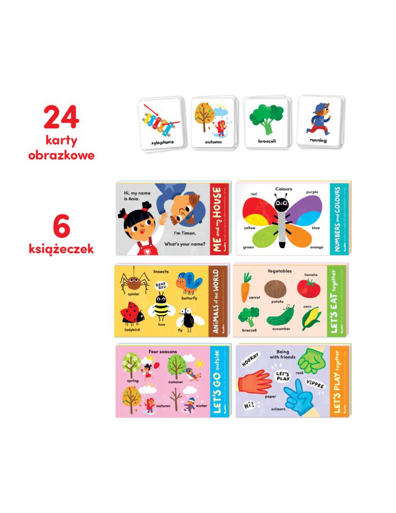 CzuCzu Zestaw do nauki angielskiego 4,5,6+