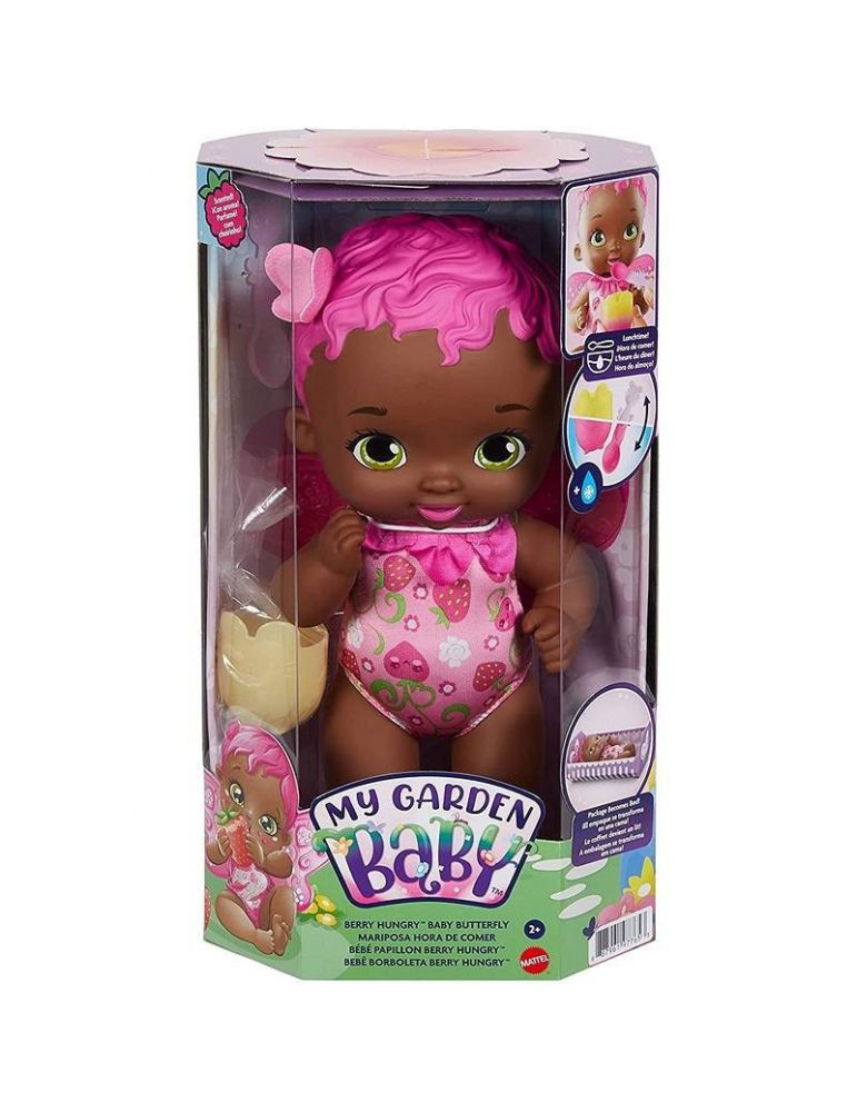 Mattel My Garden Baby Bobasek głodomorek motylek Truskaweczka